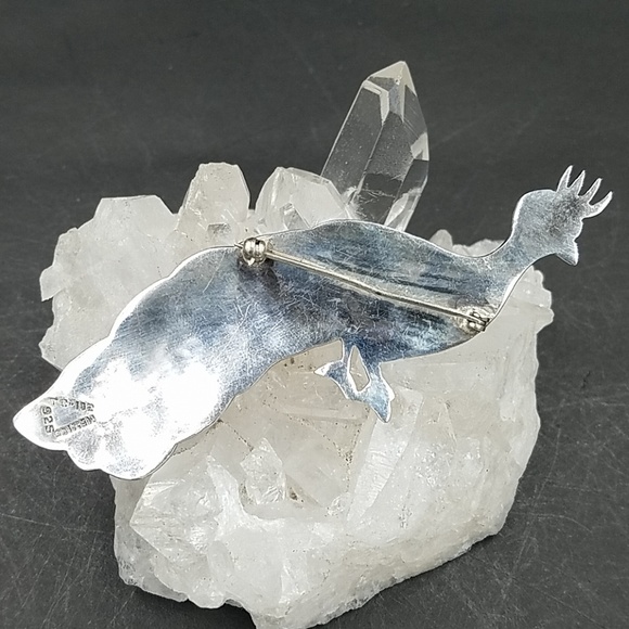 Vintage | Jewelry | Vintage Mexico Sterling Quetzal Bird Brooch | Poshmark